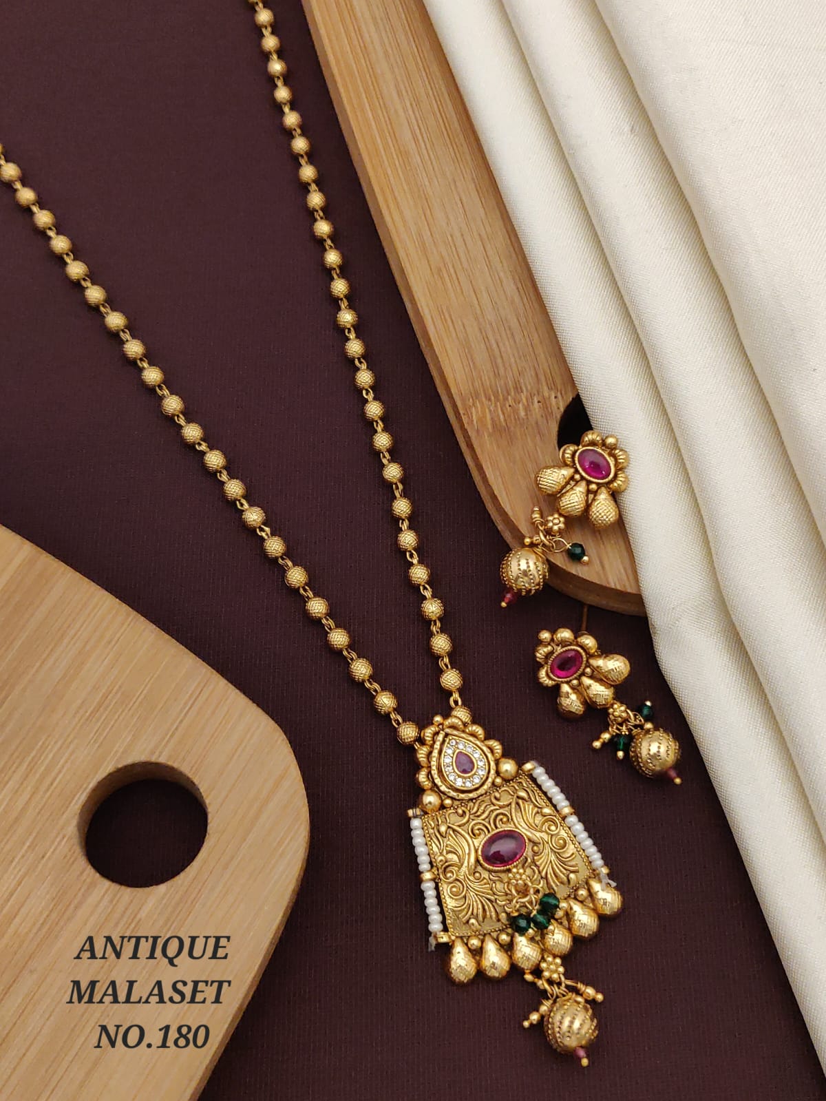 Antique Mala Set Matte finishing Online Shopping Site for Fashion Electronics Home More
